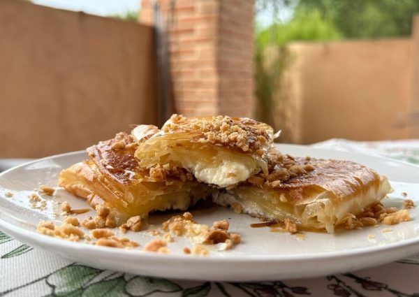 Crispy Goat Cheese Filo Pastry Parcels