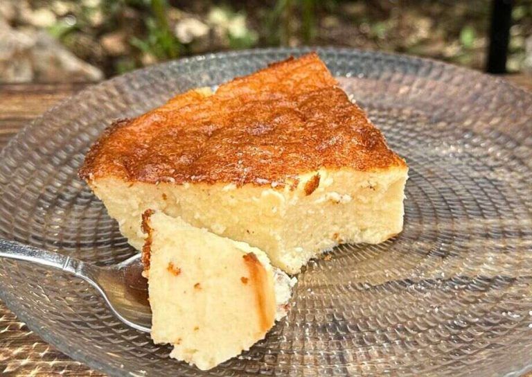 Lactose-Free Burnt Basque Cheesecake | Gluten-Free Option